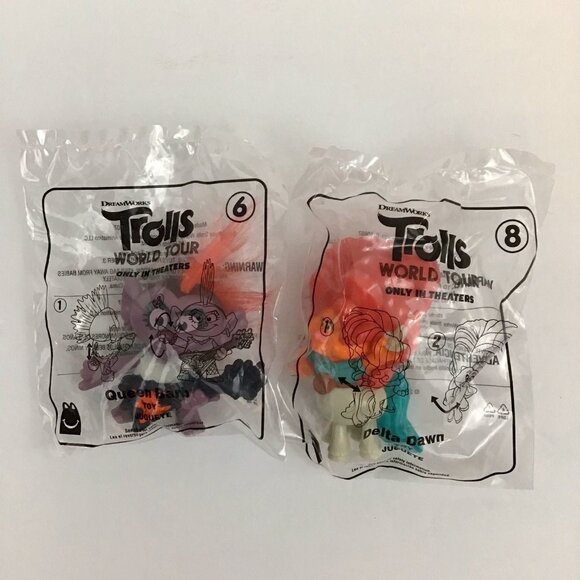 Dreamworks | Toys | Dreamworks Trolls World Tour Toy Mini Figures Queen ...